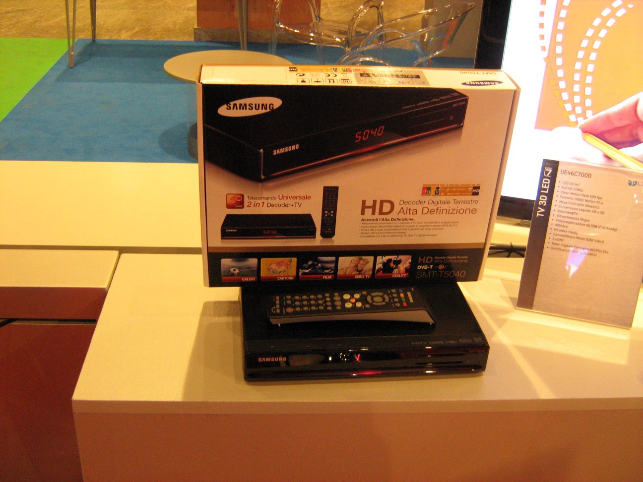 Samsung, ecco il decoder Digitale Terrestre Interattivo MHP HD SMT-T5040 Samsung, ecco il decoder Digitale Terrestre Interattivo MHP HD SMT-T5040